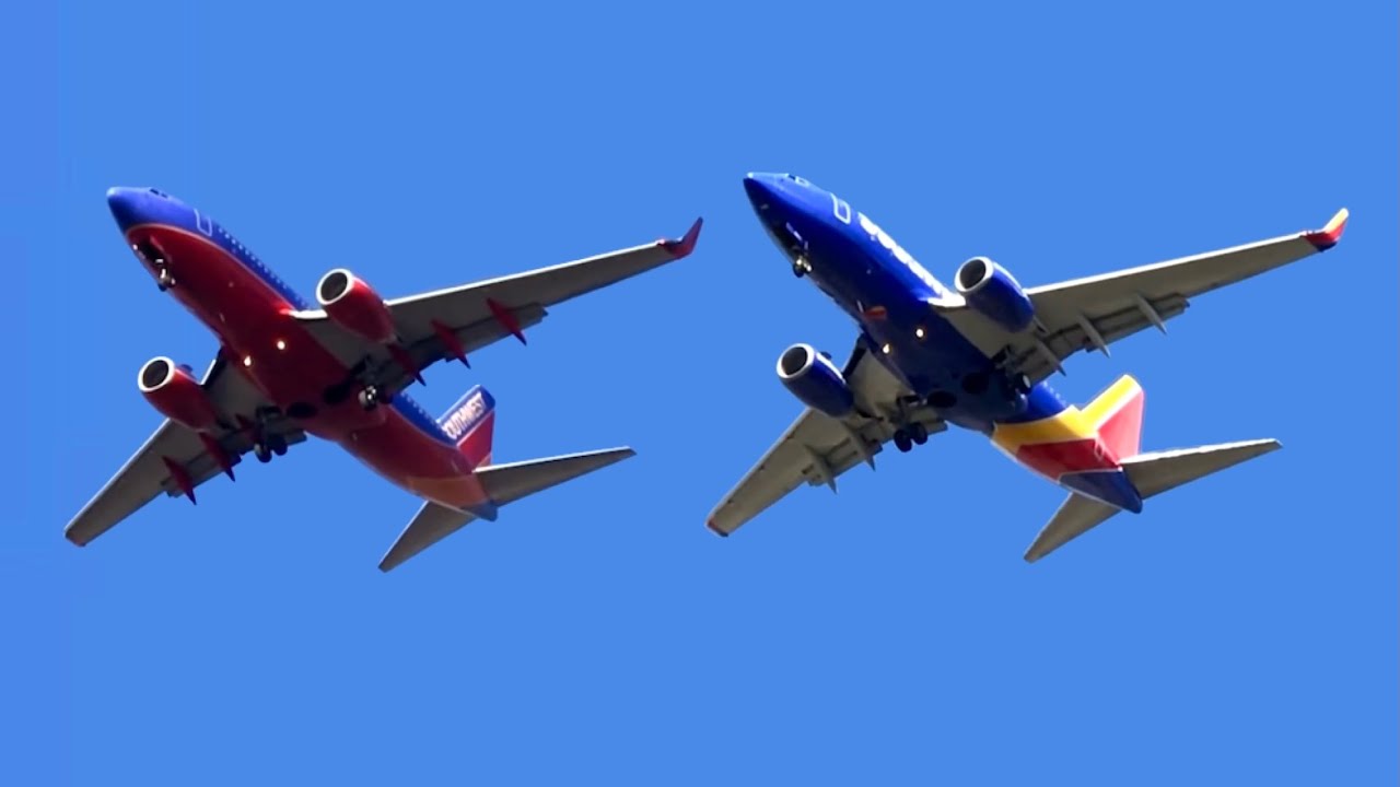 Southwest Airlines Old Livery vs New Livery - YouTube