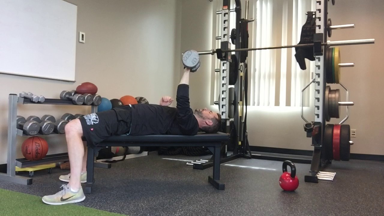SA DB Ecc Bench Press - YouTube