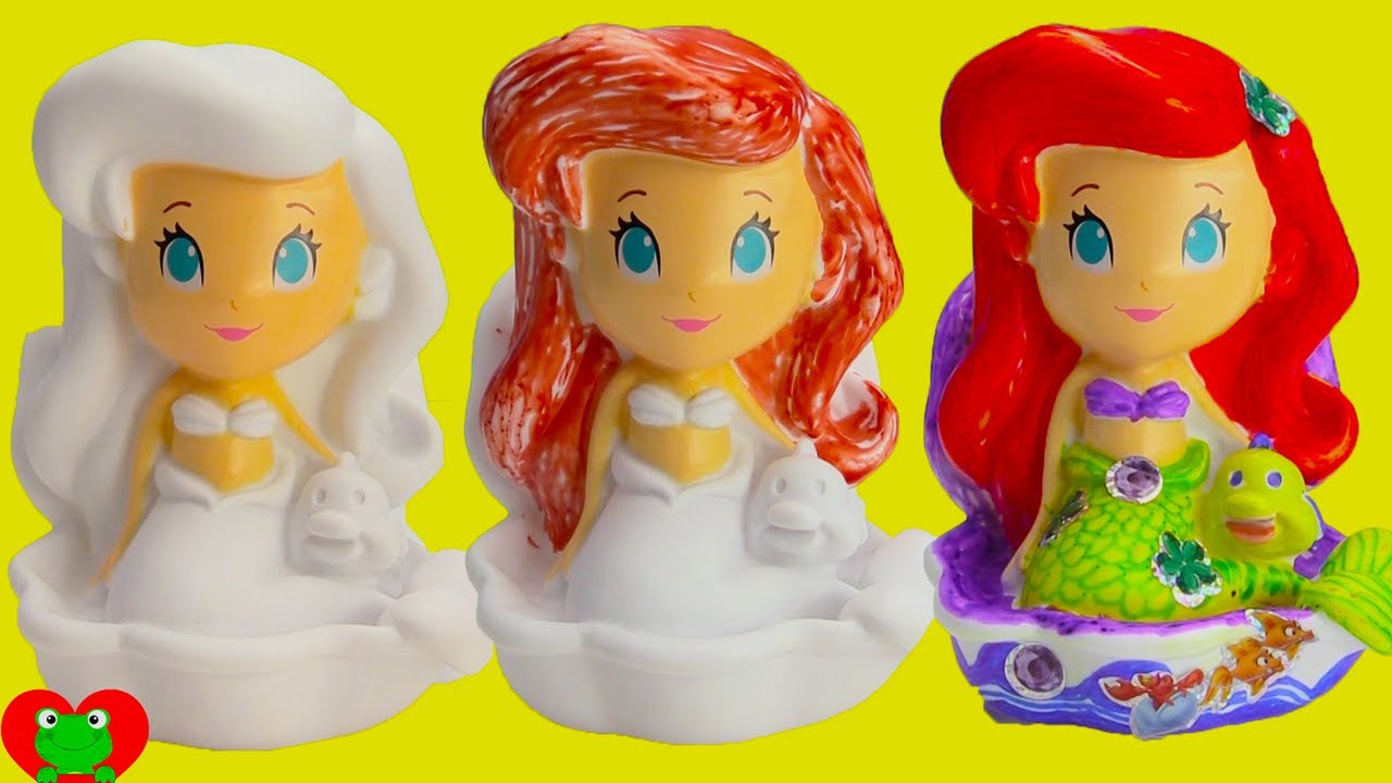 Princess Ariel DIY Design and Color Vinyl - YouTube