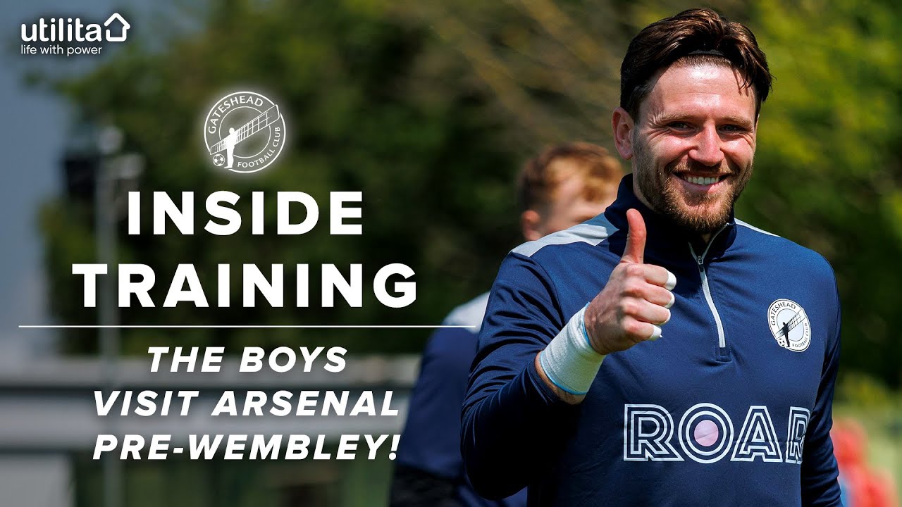 Behind the scenes at Arsenal Training Centre pre-Wembley! 🙌 | INSIDE ...
