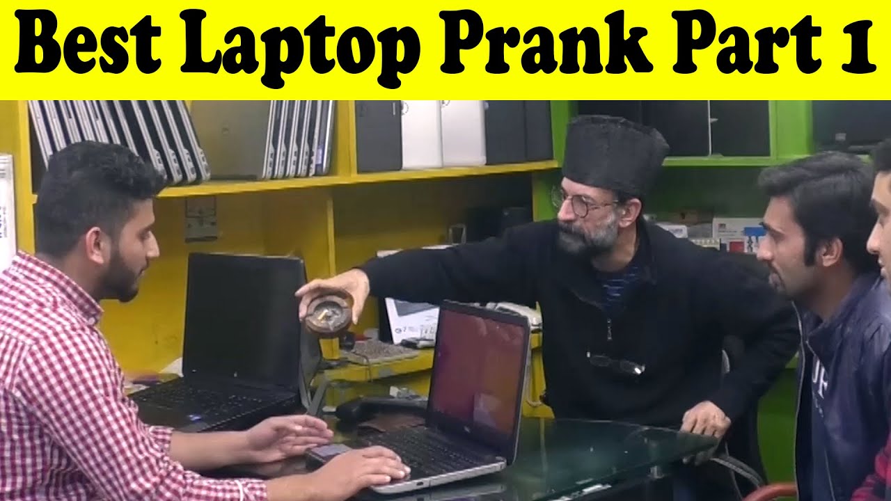 Best Laptop Prank Part 1 | Allama Pranks | | Totla reporter | pranks In ...