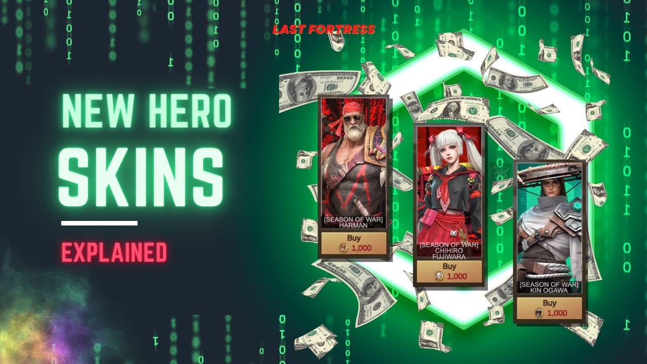 Season of War Skins | Hero Skins | New Last Fortress Feature | Game ...