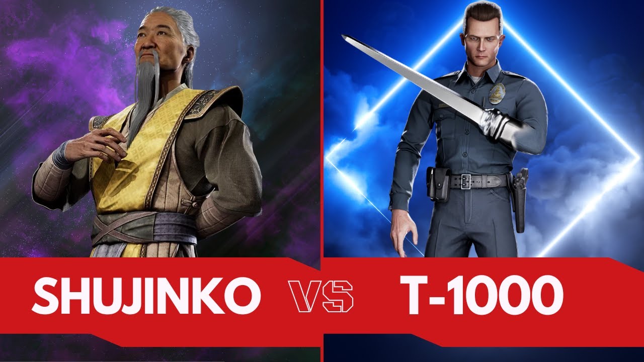 MK1 Shujinko Copy Moves & Combos vs T-1000 | Mortal Kombat 1 T-1000 New ...