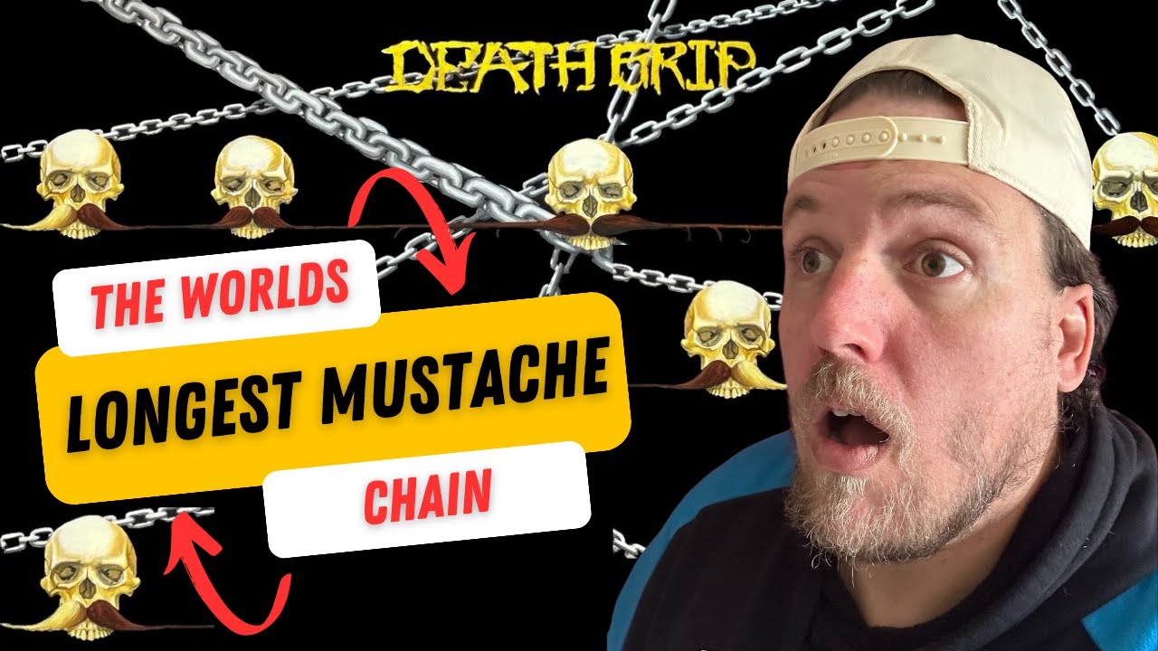 We made the worlds Longest Mustache Chain - YouTube