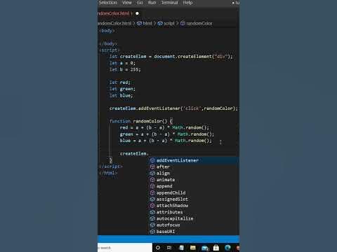 Make a Random Color generate with Javascript | Coder Squad - YouTube
