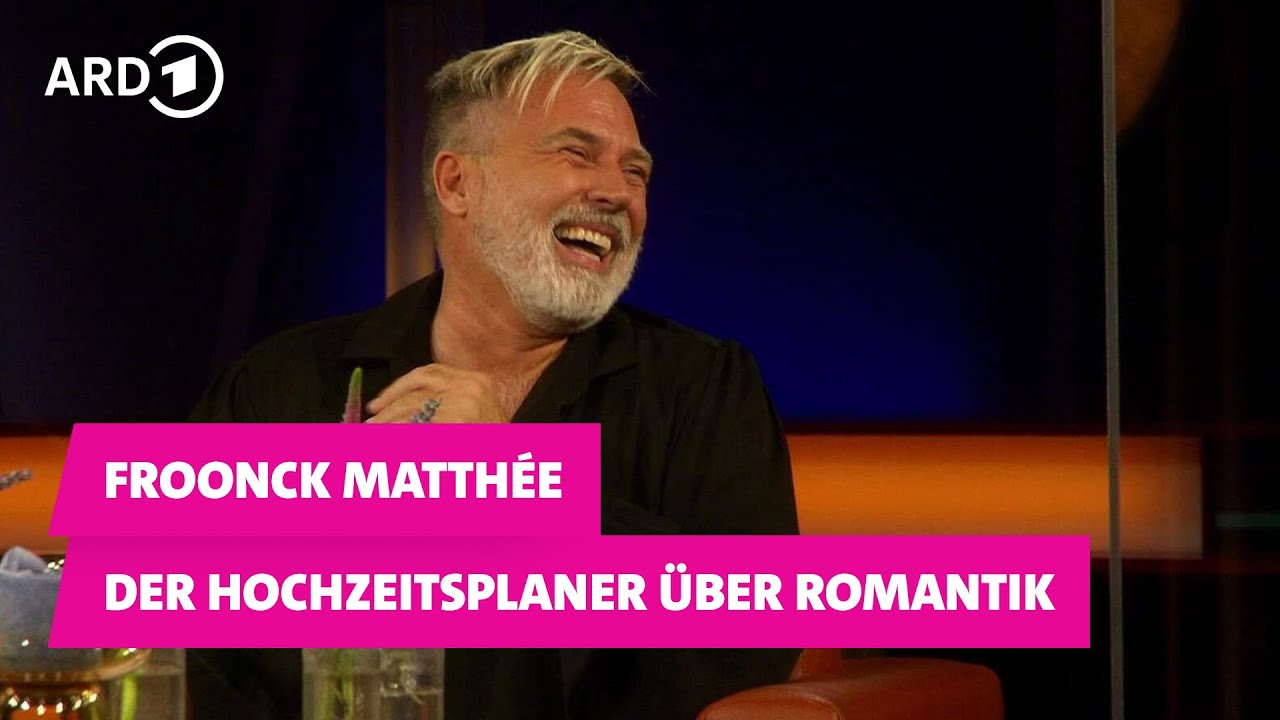 Hochzeitsplaner Froonck Matthée | NDR Talk Show - YouTube