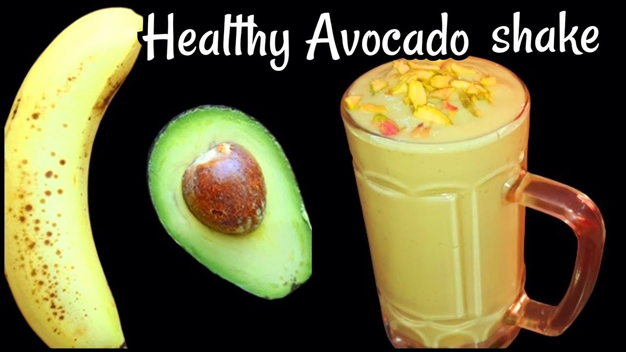 🥑HEALTHY AVOCADO & BANANA SHAKE[avocado smoothie] - YouTube