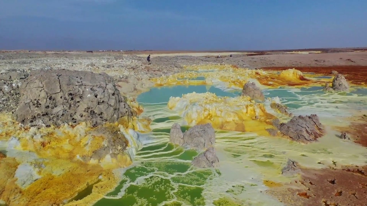 Flying the Skies of: Dallol, Danakil Depression, Afar region, Ethiopia ...