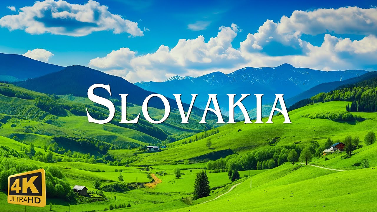 FLYING OVER SLOVAKIA (4K UHD) - Relaxing Music With Wonderful Natural ...