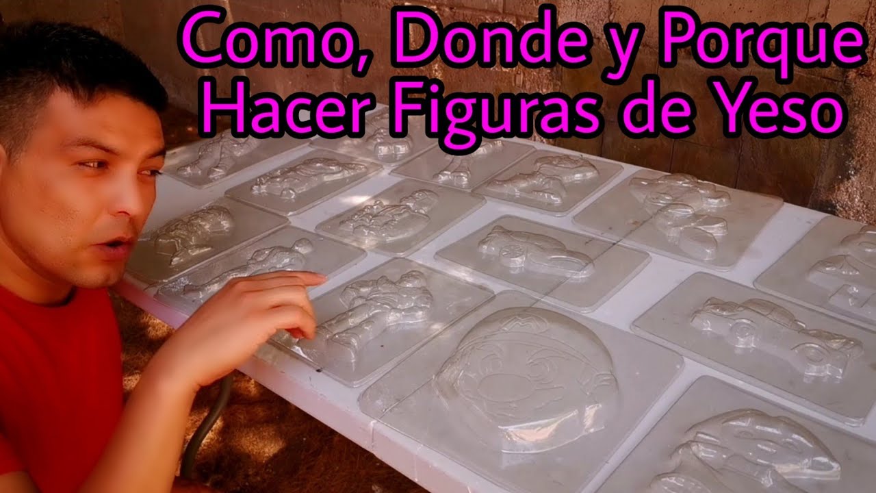 Como Hacer Personajes de Yeso Para Niños 🥰🥰🥰 para entretener o vender ...