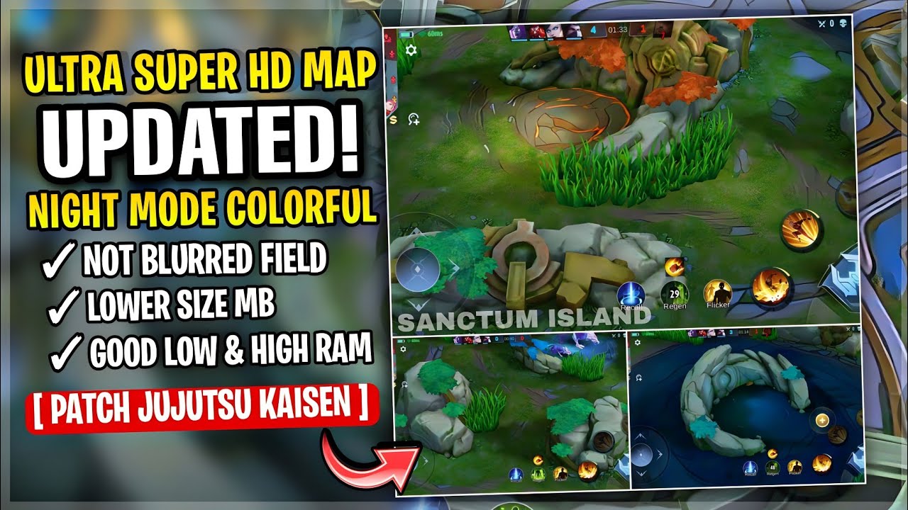 Latest Map Sanctum Island Night Mode Super HD - Fix Lag & Fps Drop ...