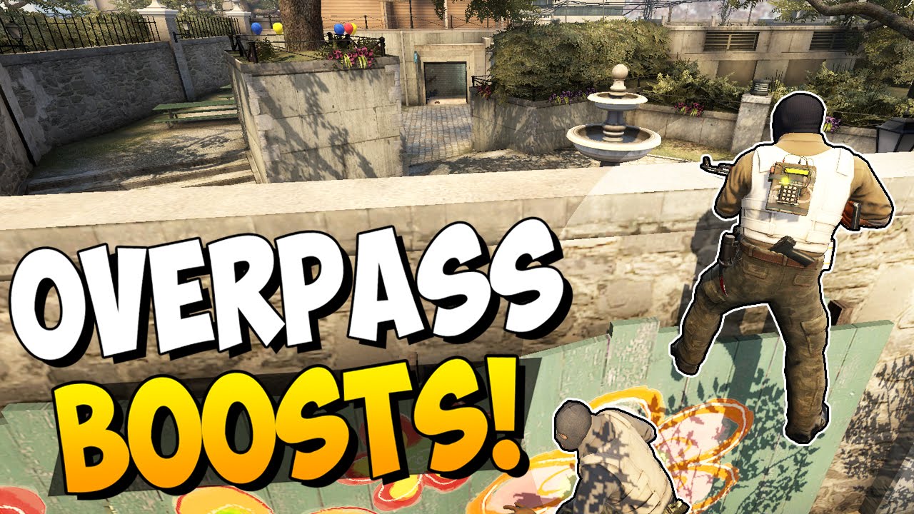 CS:GO - Creative Boost Spots on Overpass - YouTube