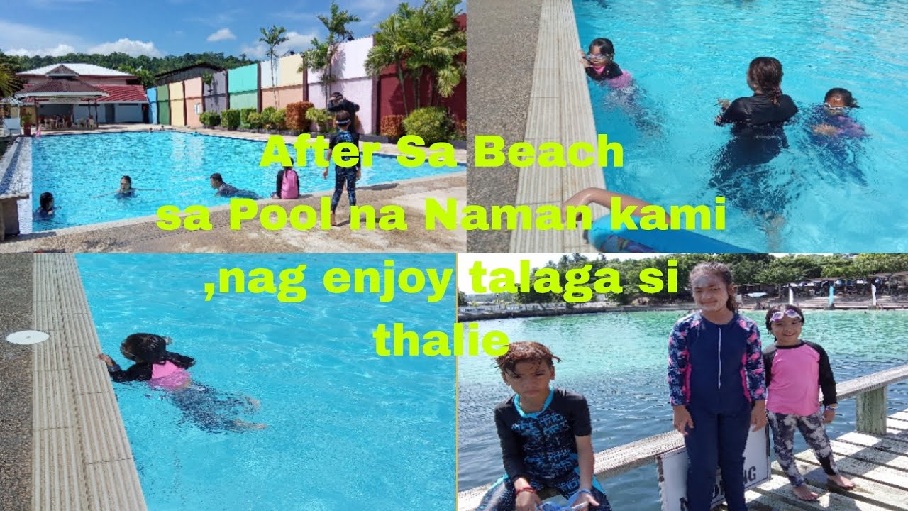 After Sa beach sa Swimming Pool na Naman,Nag enjoy talaga si Thalie ...