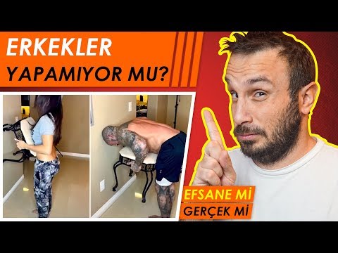 KADINLAR YAPAR ERKEKLER YAPAMAZ MI? EFSANE Mİ GERÇEK Mİ #ChairChallenge