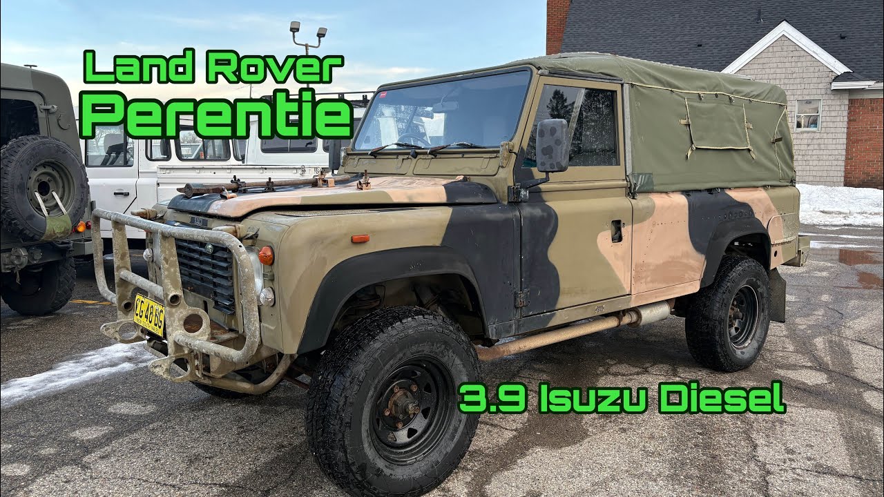 (SOLD)1991 Land Rover Perentie “Defender 110” for sale - YouTube