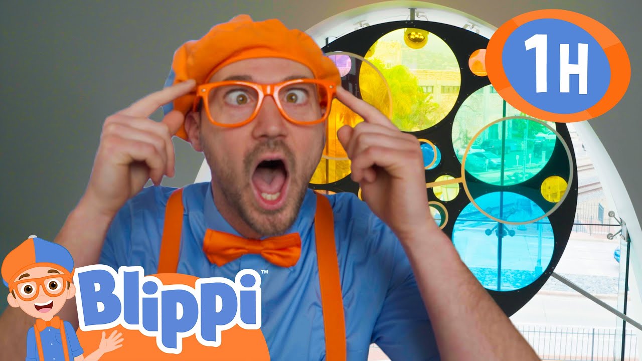 Blippi Plays with Light and Color! | BEST OF BLIPPI! | Learn Colors and ...