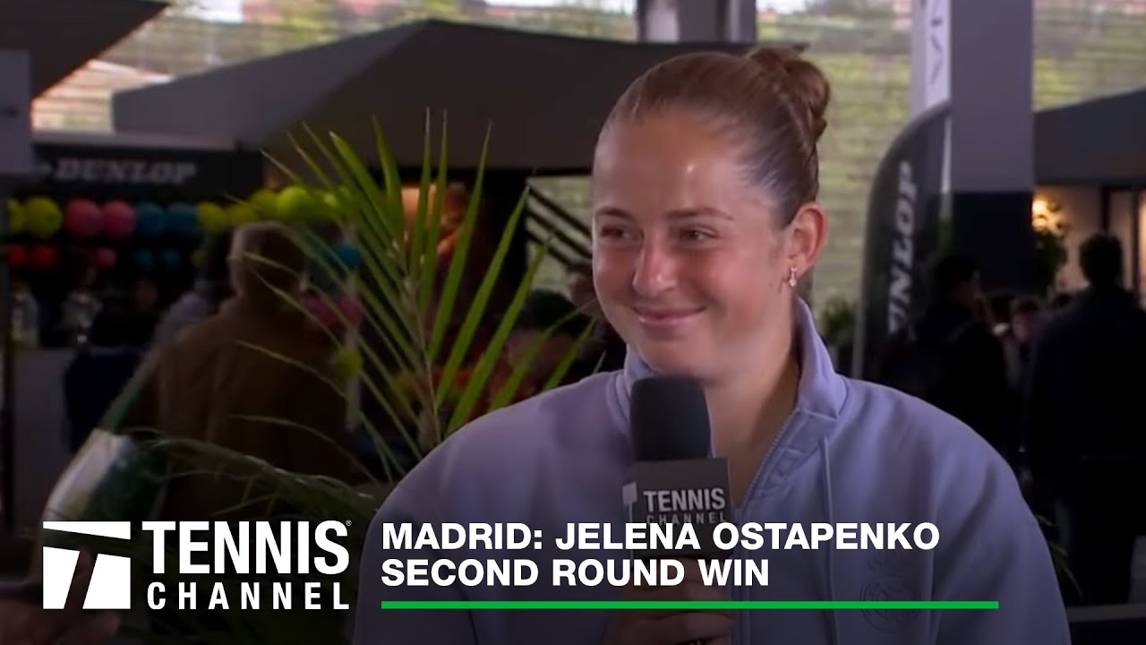 Jelena Ostapenko Talks About Her Fashion And Becoming A Lil Wayne Fan | Madrid Second Round ...