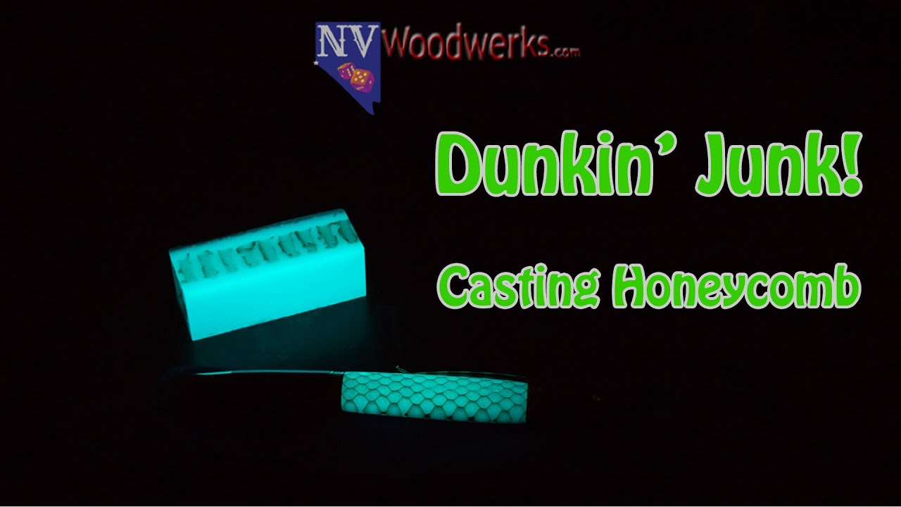 Dunkin' Junk! - Honeycomb Panels & Glow in the Dark Powder Cast in ...