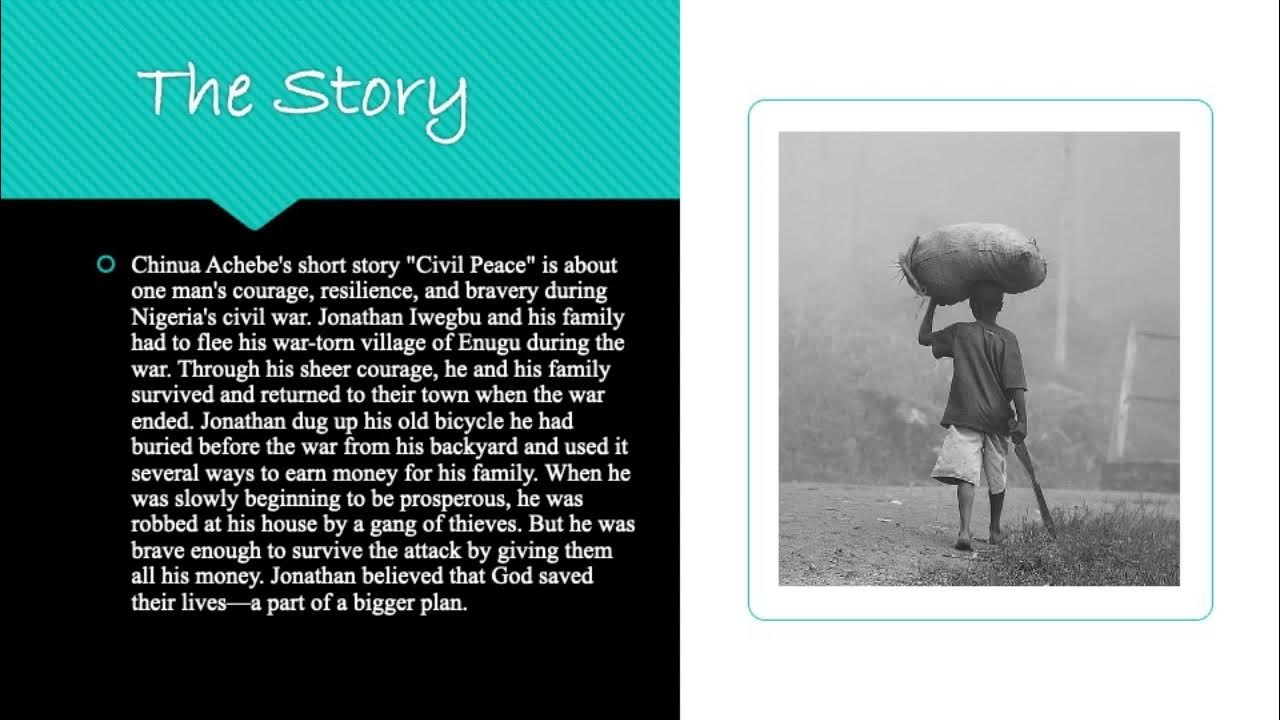 Chinua Achebe's "Civil Peace" Presentation - YouTube