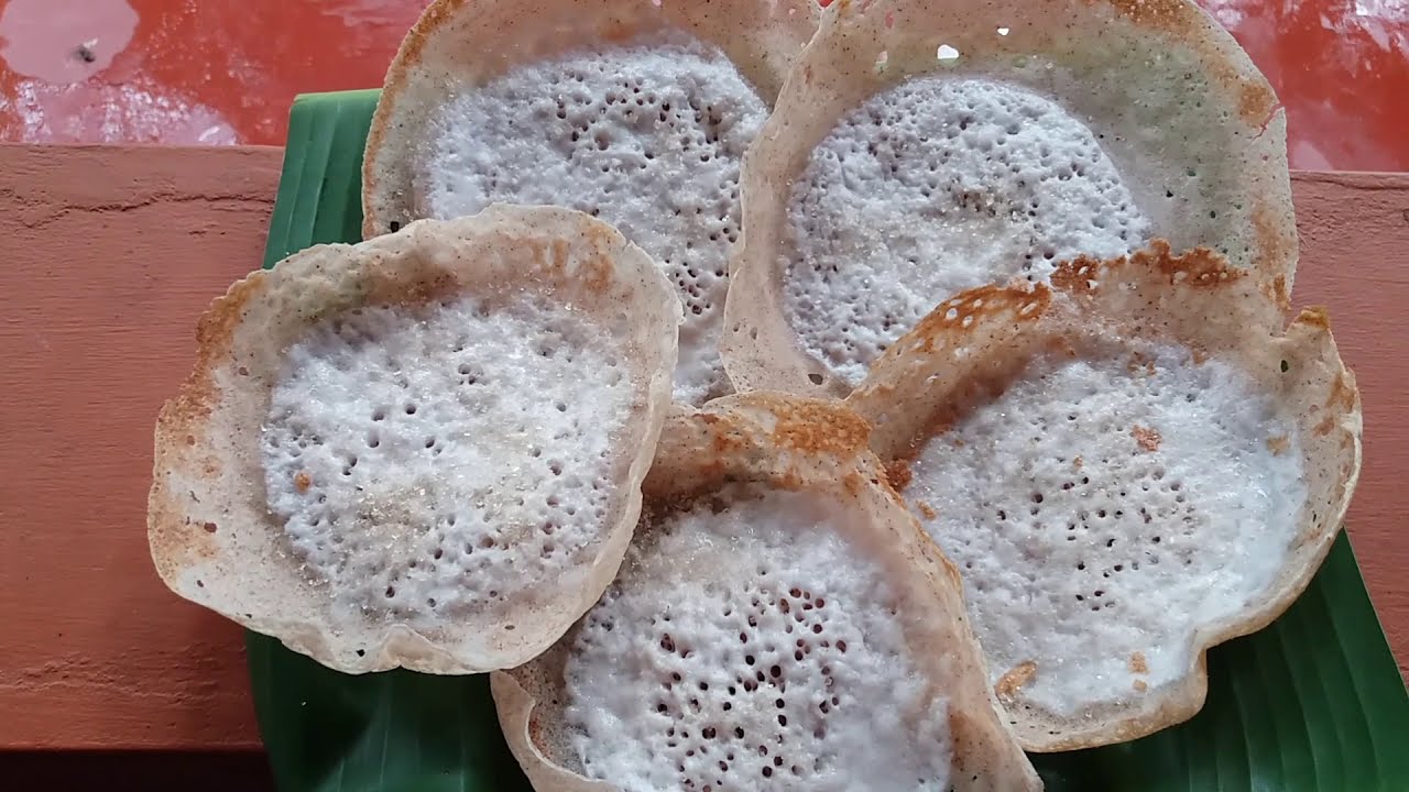 how to make paal appam/paal appam recipe in tamil - YouTube