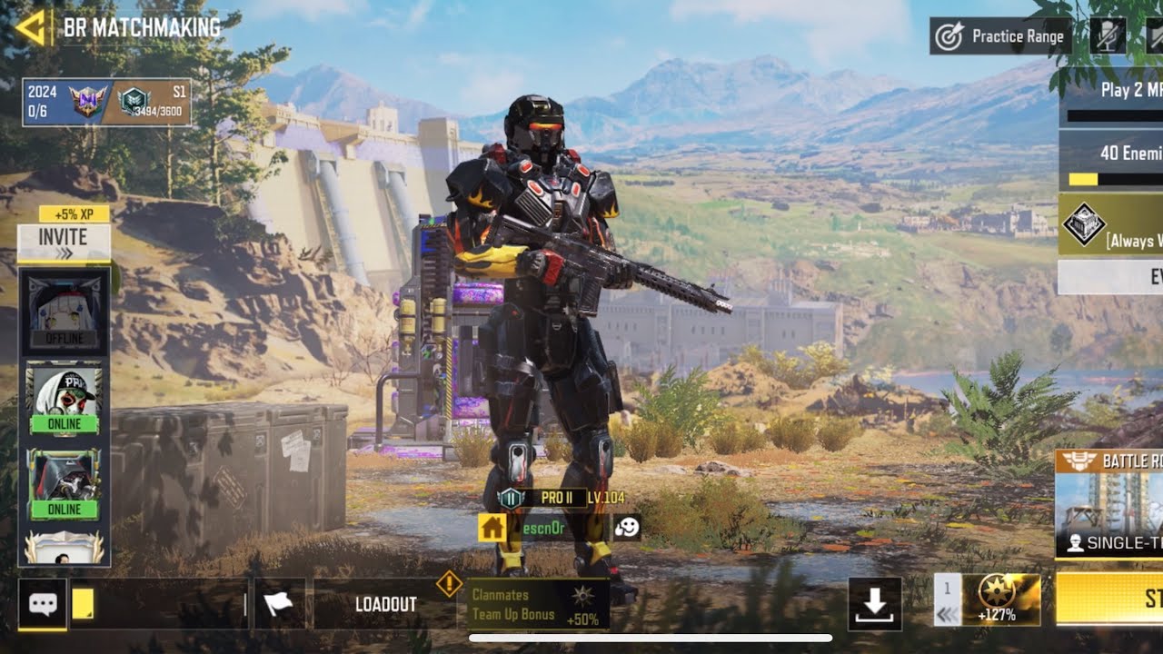 First Time Try CODM BR On BLACKOUT - YouTube