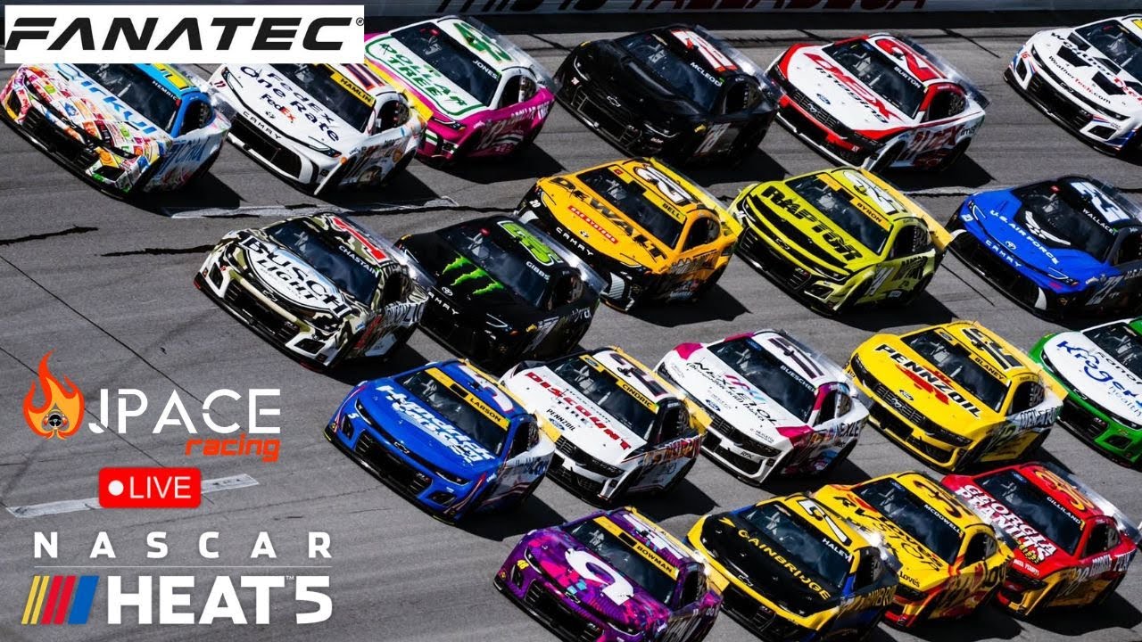 🔴 LIVE Nascar Heat 5 Talladega - Jpace Racing - YouTube