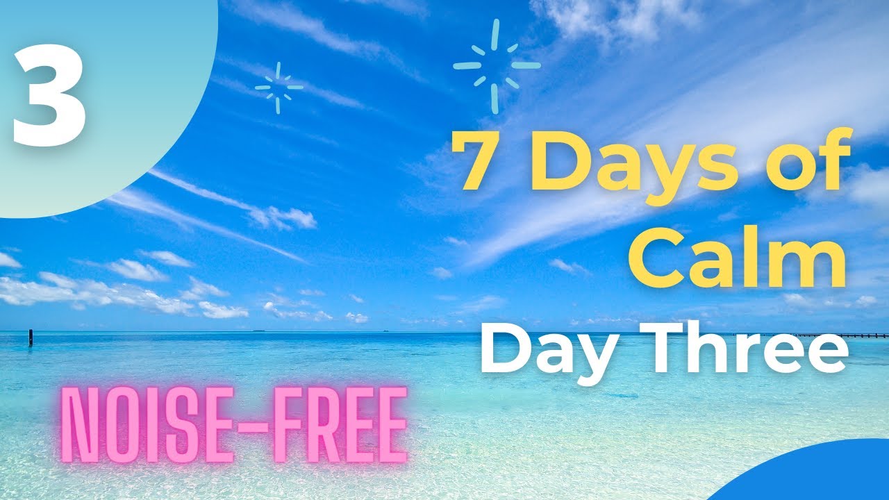 [noise-free] The 7 Days of Calm | Day 3 : Paying Attention | Meditation ...