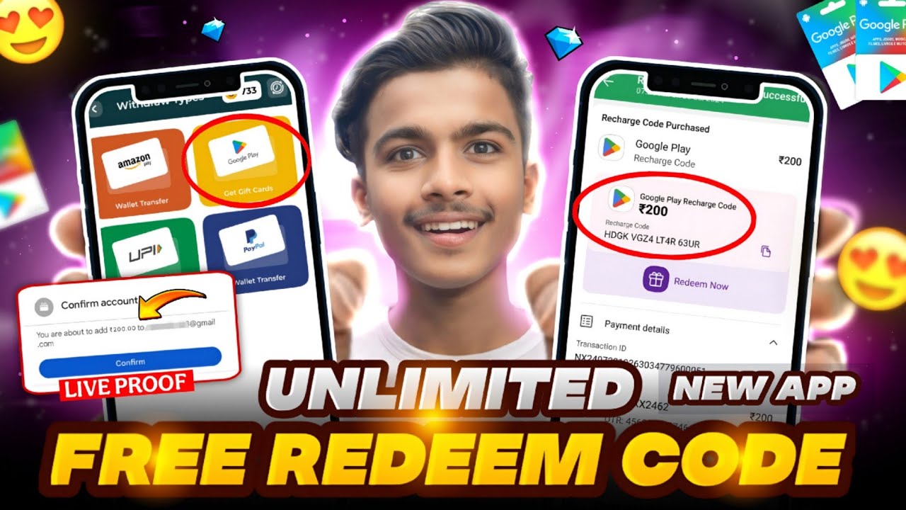 ( Unlimited ) Free Redeem Code | Best Google Play Redeem Code |free ...
