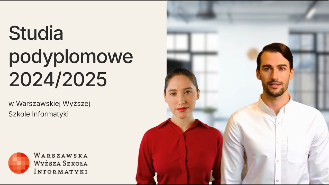 WWSI - Studia podyplomowe 2024/2025 - YouTube