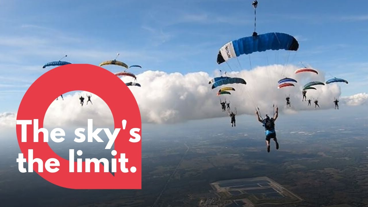 Mesmerising footage shows skydivers moving in perfectly synchronised ...