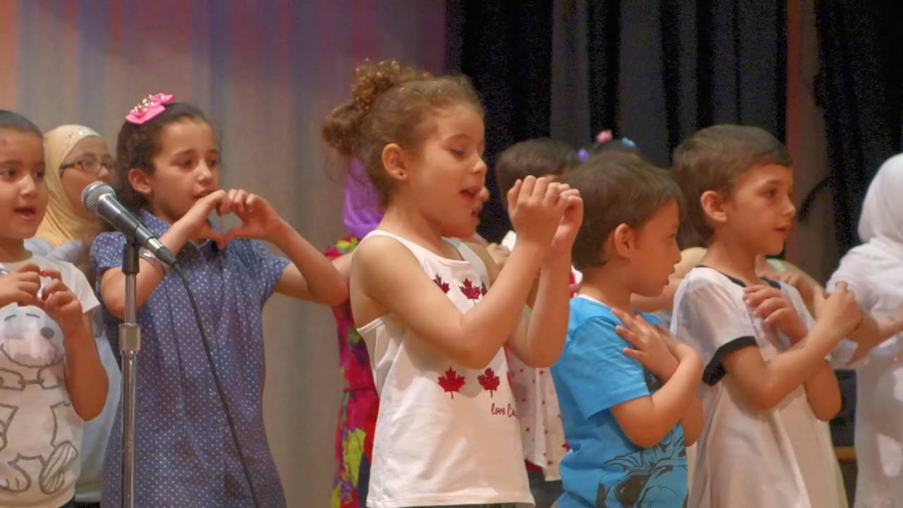 Nai Syrian Children's Choir sing "we love you Canada" in Arabic ...