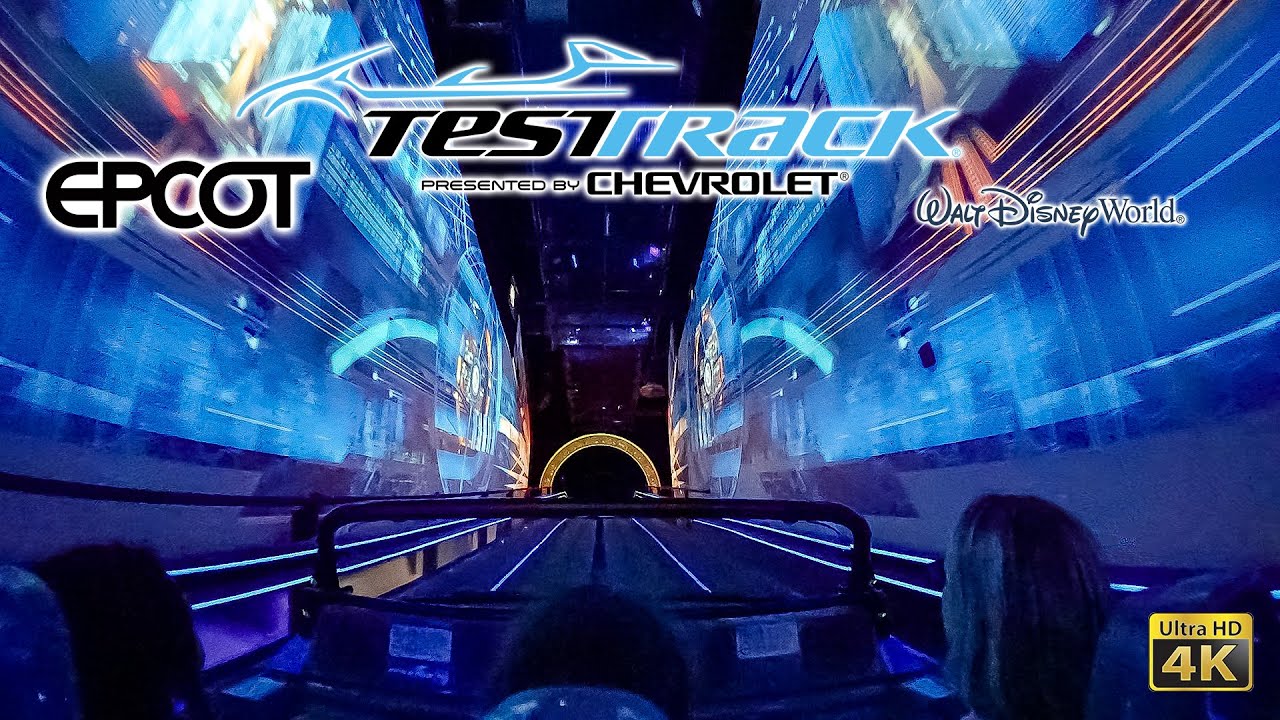 Test Track On Ride Low Light 4K POV with Queue EPCOT Walt Disney World ...