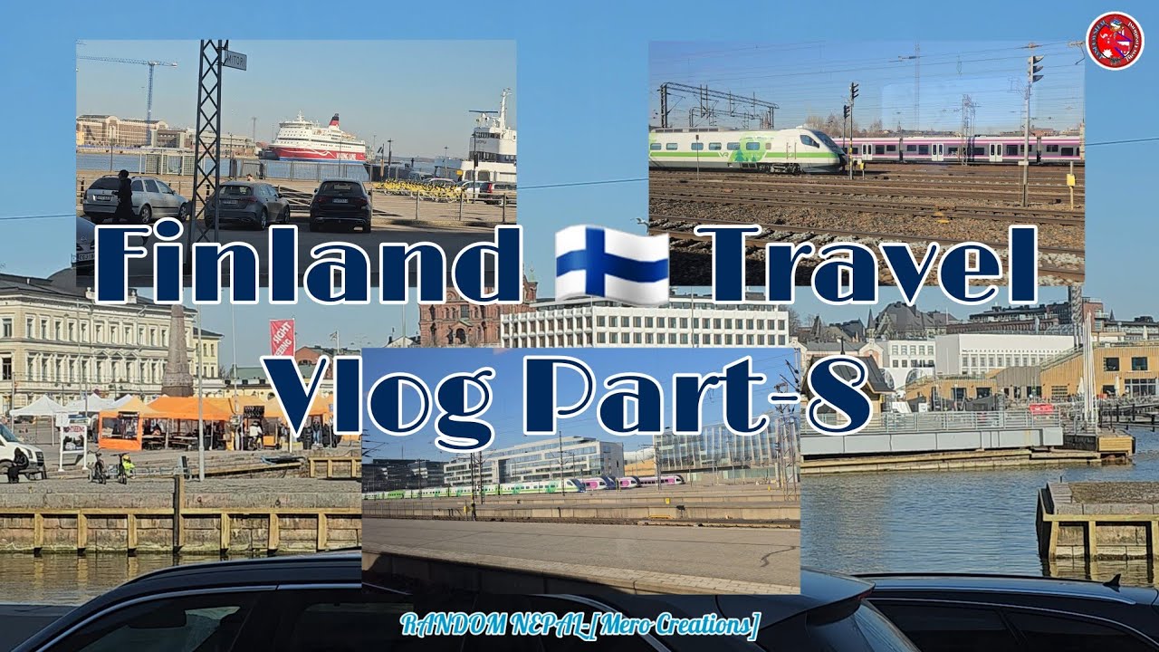 FINLAND Vlog Part-8 Helsinki Travel Video In Train,Tram And Bus - YouTube