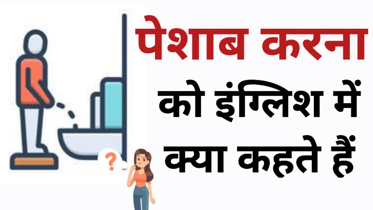पेशाब करना को इंग्लिश में क्या कहते हैं | Peshab karna ko english mein ...