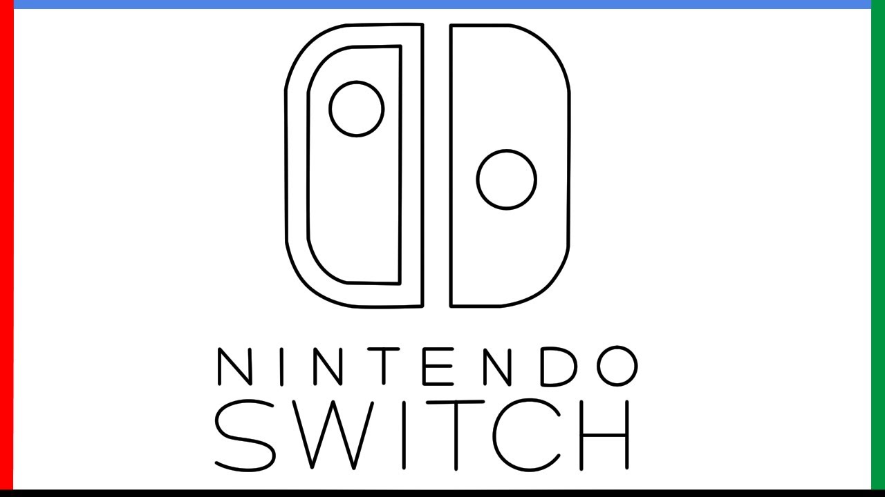 How to draw Nintendo Logo step by step for beginners - YouTube