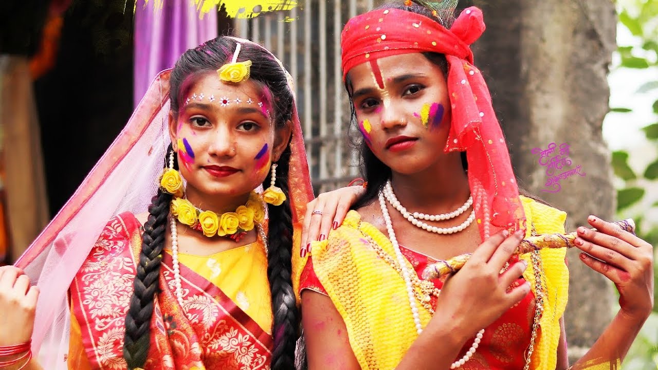 @Holi me radha krishna ras... #prem ras... ®radhe radhe.. - YouTube