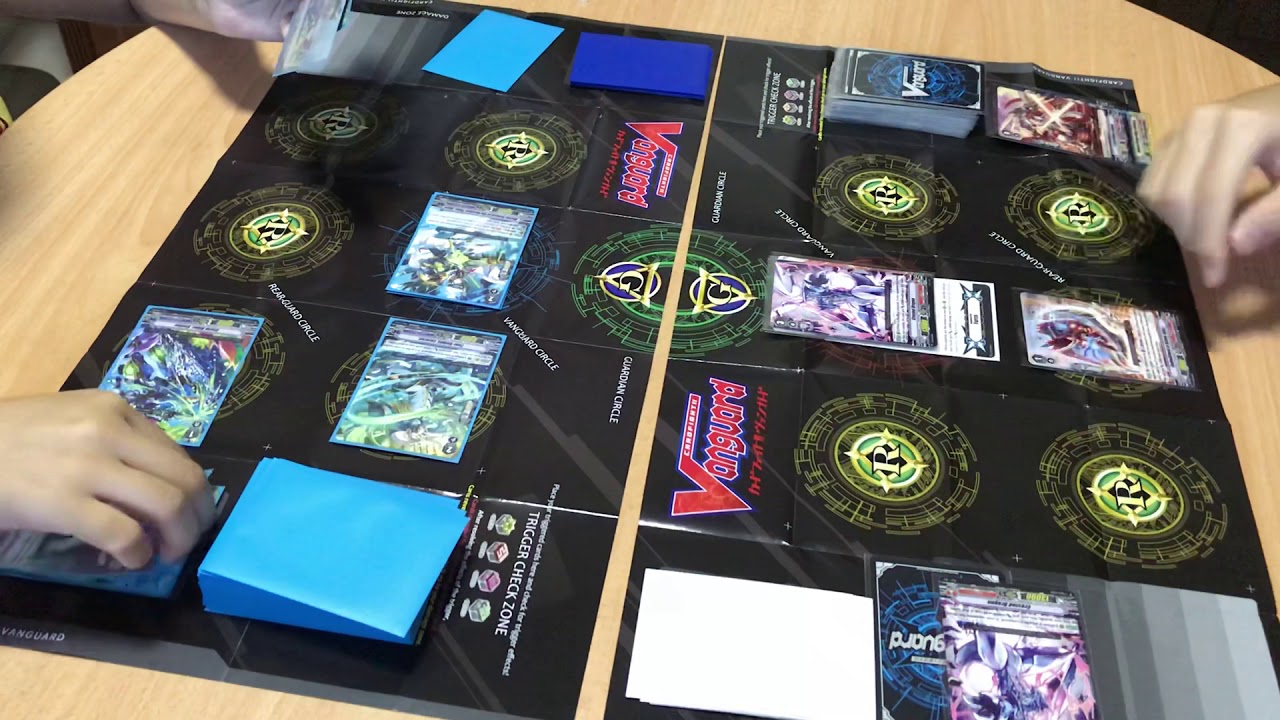 Cardfight Vanguard V Trial deck fight!! Leon Soryu VS Toshiki Kai ...