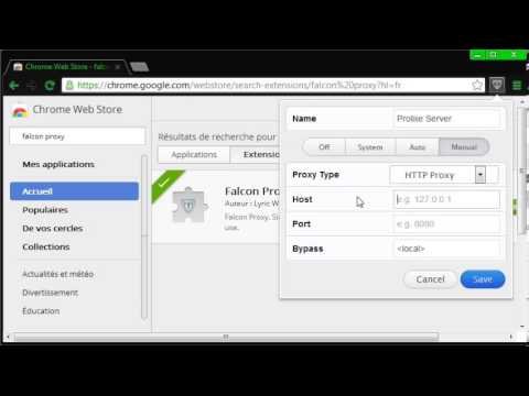 Comment configurer Falcon Proxy sous Chrome ? - YouTube