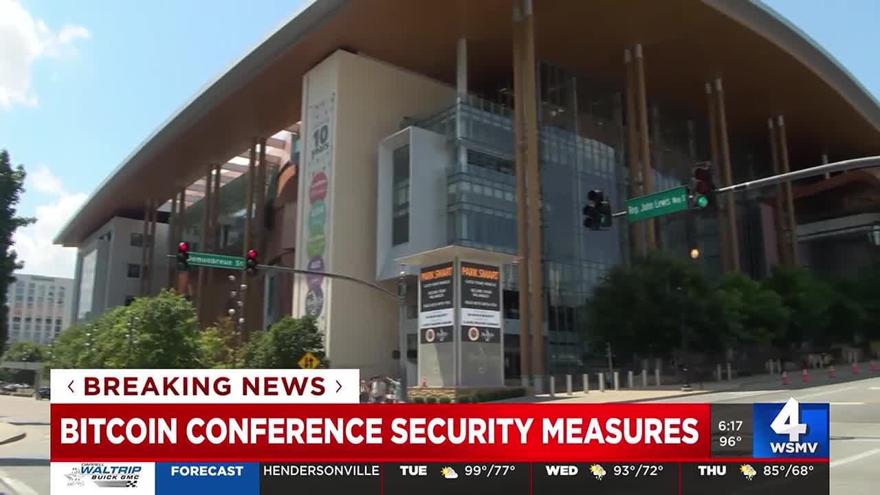 Bitcoin conference security measures - YouTube