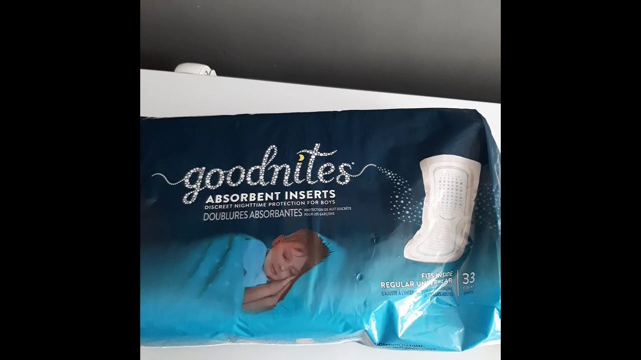 Goodnites Absorbent Inserts - YouTube