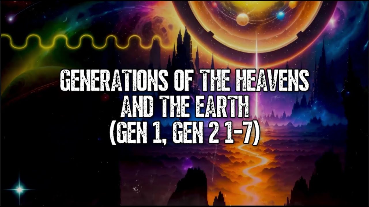 Genesis: Generations of The Heavens and The Earth (Gen. 1 & 2 1-7 ...