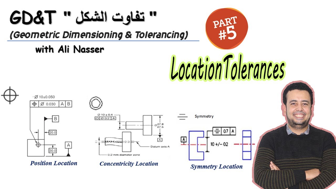GD&T_Location tolerances_ بالعربي - YouTube