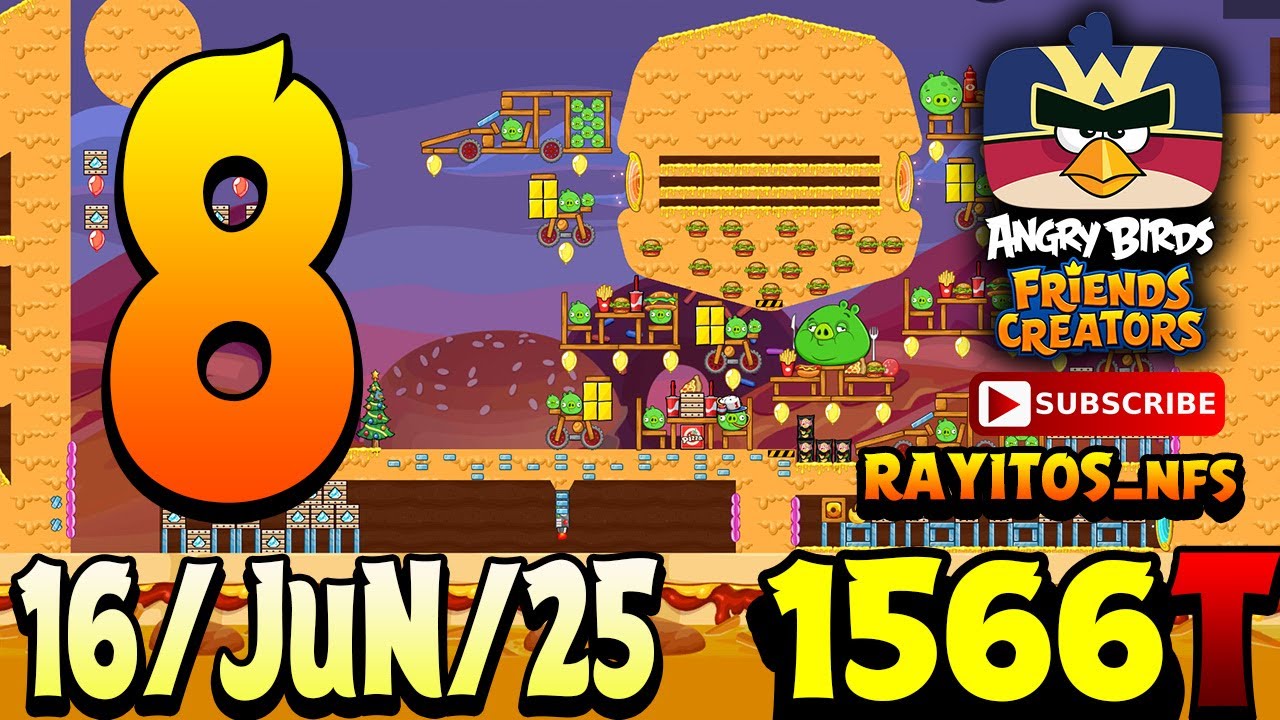 Angry Birds Friends Level 8 Tournament 1566 Highscore POWER-UP ...