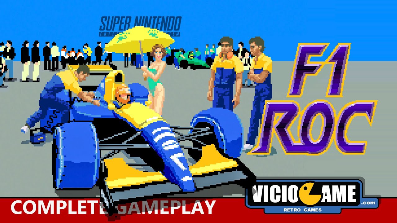 🎮 F1 ROC (Super Nintendo) Complete Gameplay - YouTube