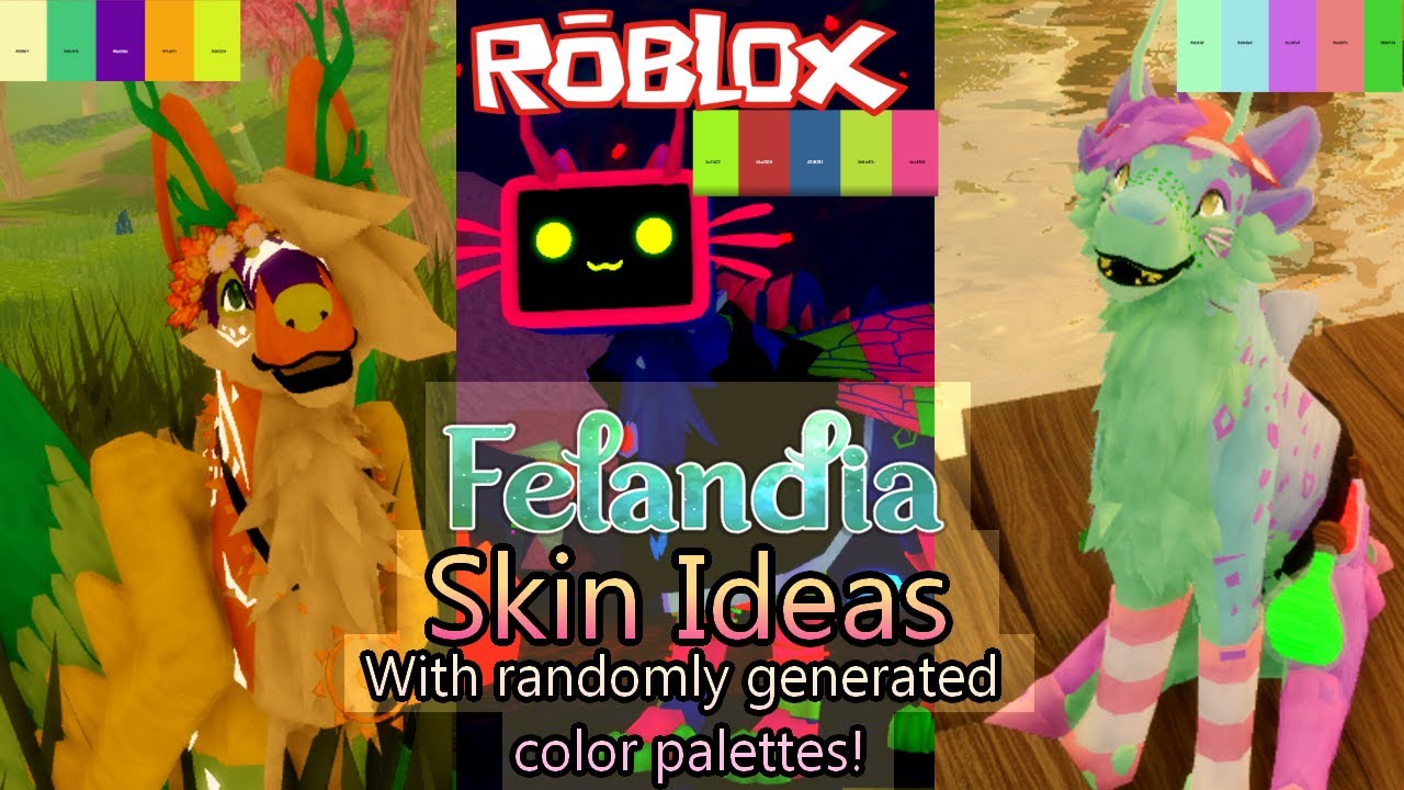 Felandia: Randomly Generated Color Palettes Skins Ideas! #6 (Roblox ...
