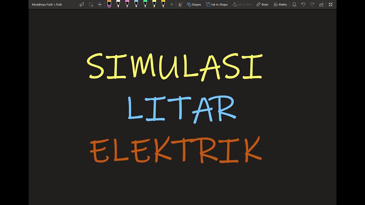 Fizik Tingkatan 5 Bab 2 Elektrik: Simulasi Litar Elektrik - YouTube