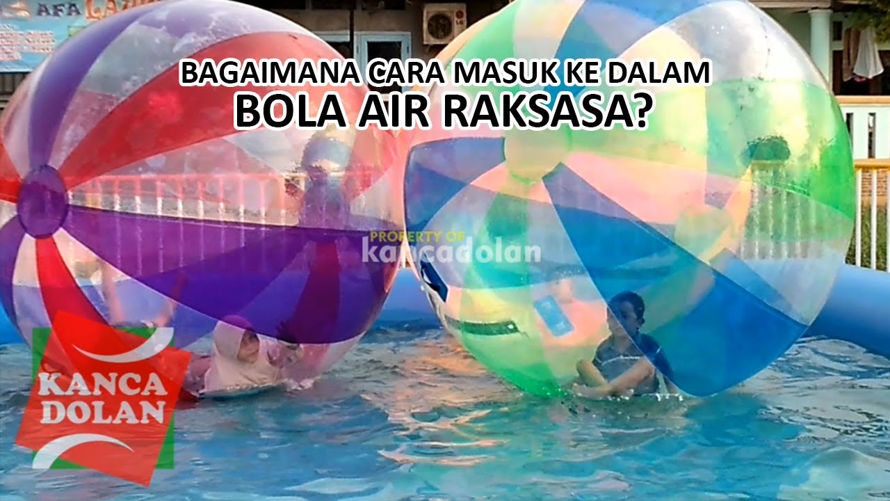 Bola Air Raksasa di Pasar Malam Lapangan 💗 Giant water ball - YouTube