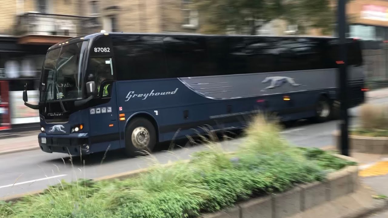 2022 Prevost X3-45 Greyhound Coach Fleet 87082 Spotted in Montreal ...