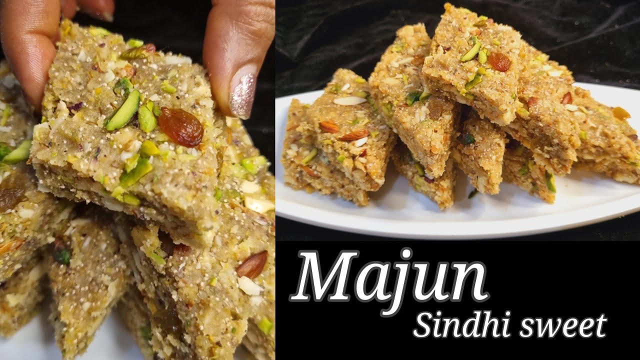 Sindhi Majun, Majoon recipe, mazoon recipe, sindhi sweet Majin, mazun ...