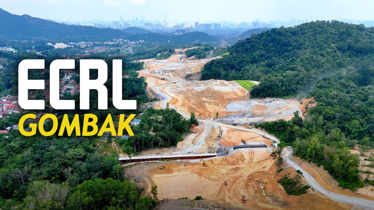 Progres ECRL Gombak: KL Karak - Terowong Gombak - Sungai Chinchin ...